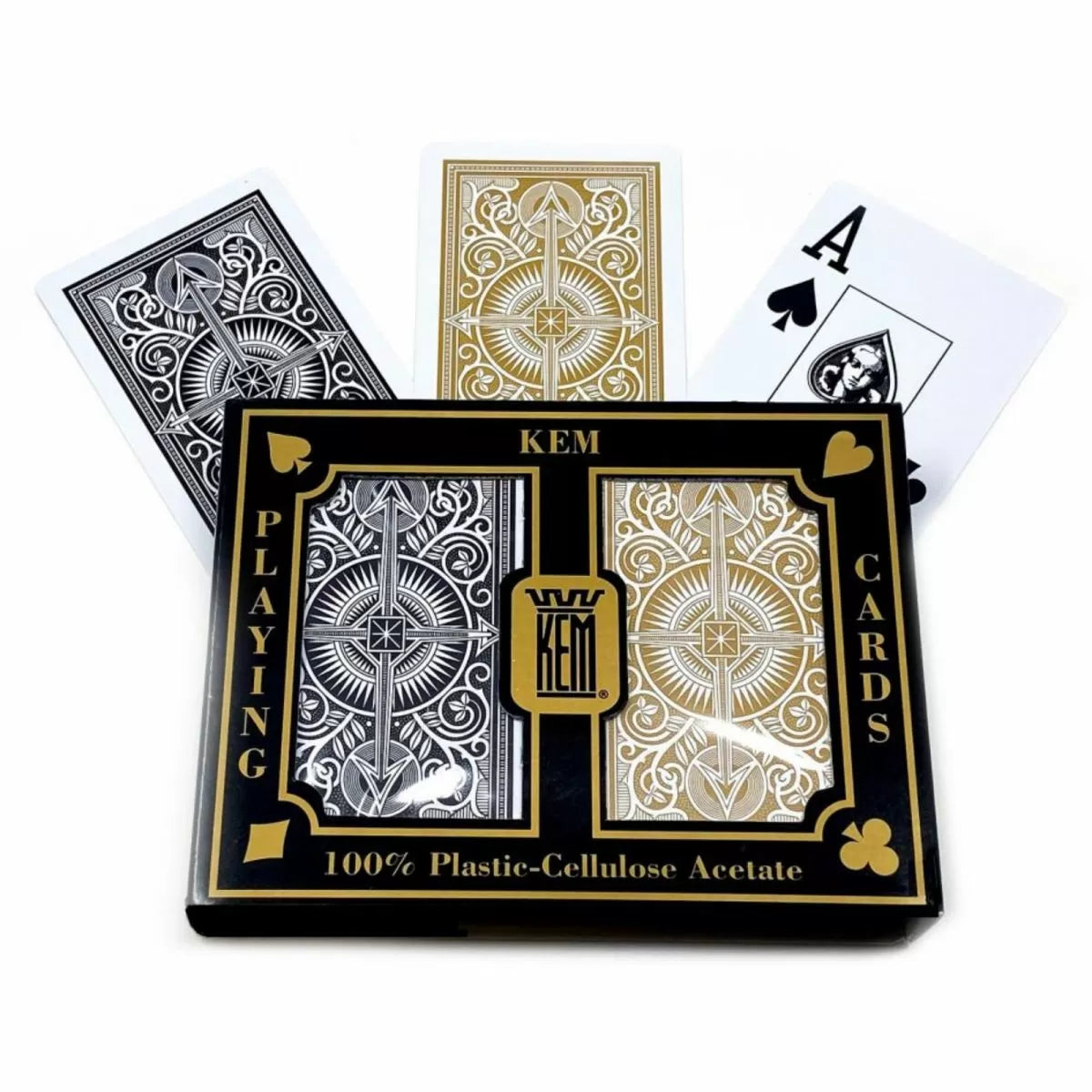 Kem Arrow Paisley Narrow Jumbo Playing Cards – Good Games
