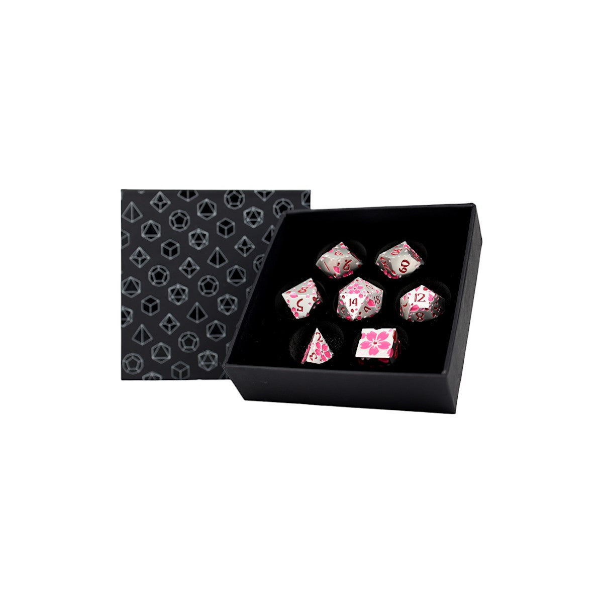 LPG Dice RPG Set Inscripted Sakura Pink – Good Games