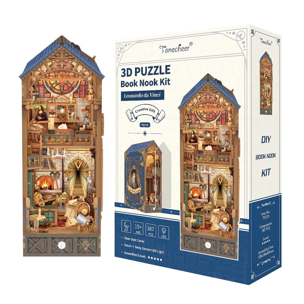 Leonardo Da Vinci Book Nook Tonecheer – Good Games