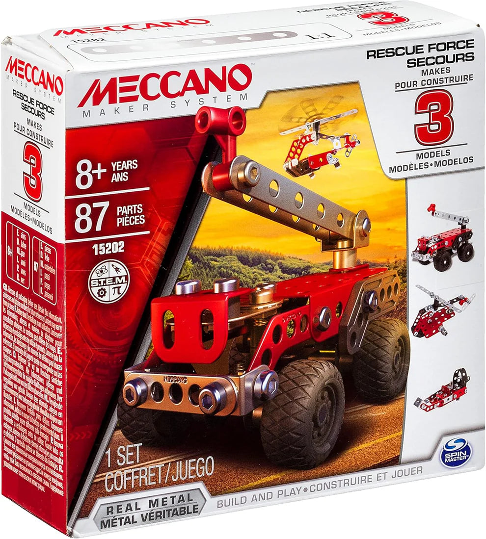 Meccano 3 Multi Model Set - Rescue Squad – Good Games