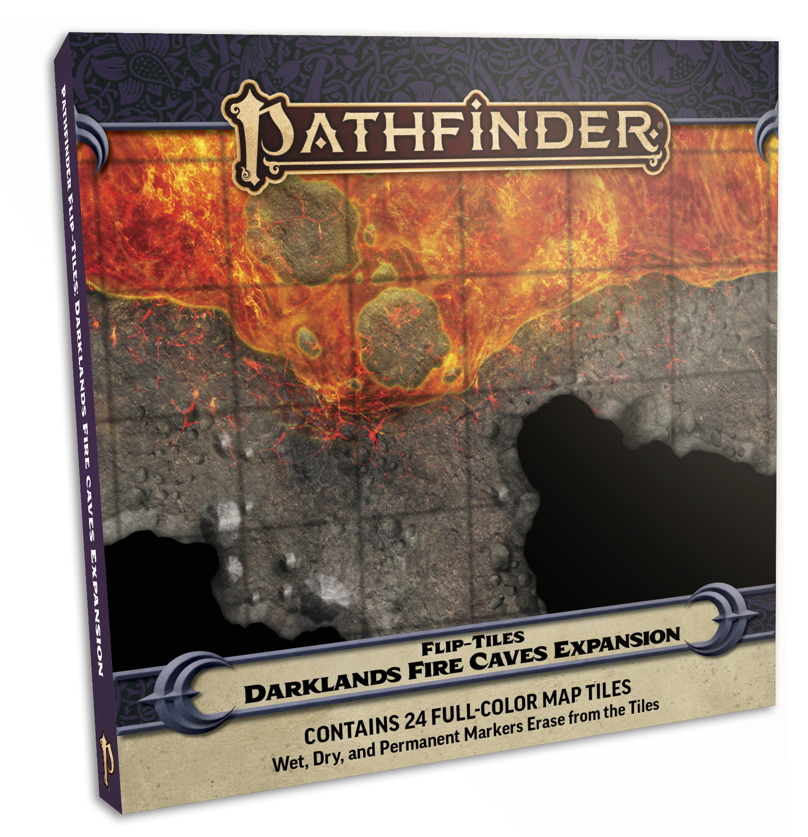 Paizo Pathfinder: Darklands Fire Caves Expansion Flip-Tiles – Good Games