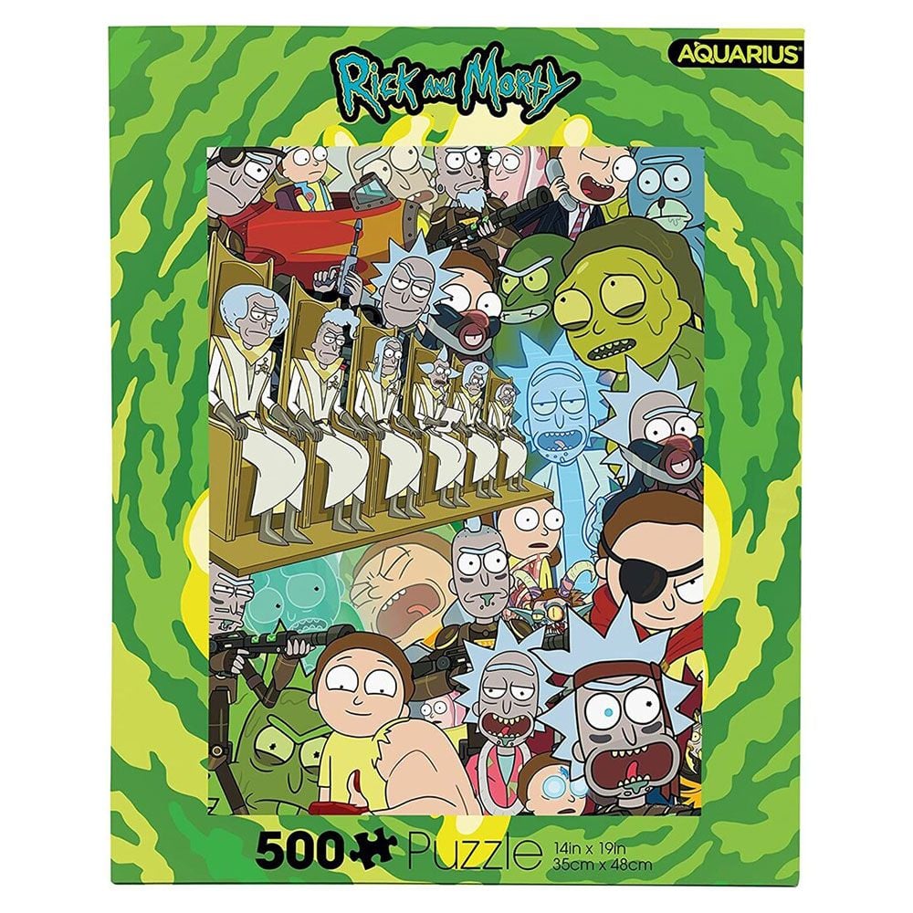 Aquarius - Rick And Morty Puzzle 500 Piece Jigsaw – Good Games