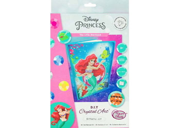 Crystal Art - The Little Mermaid Notebook 18x26cm – Good Games