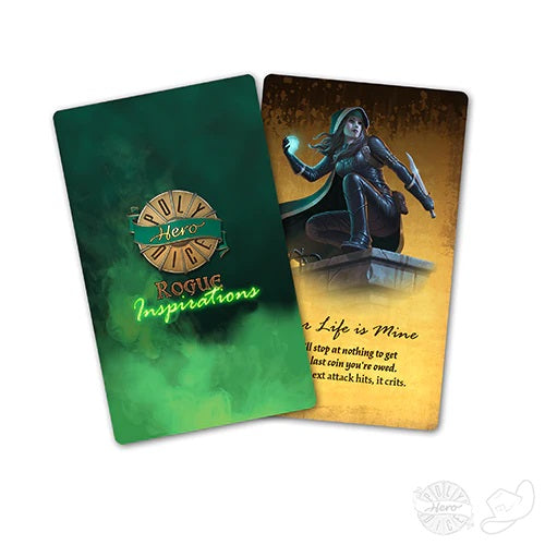 Tabletop Tycoon PolyHero Dice - Rogue Pack Inspiration Cards – Good Games