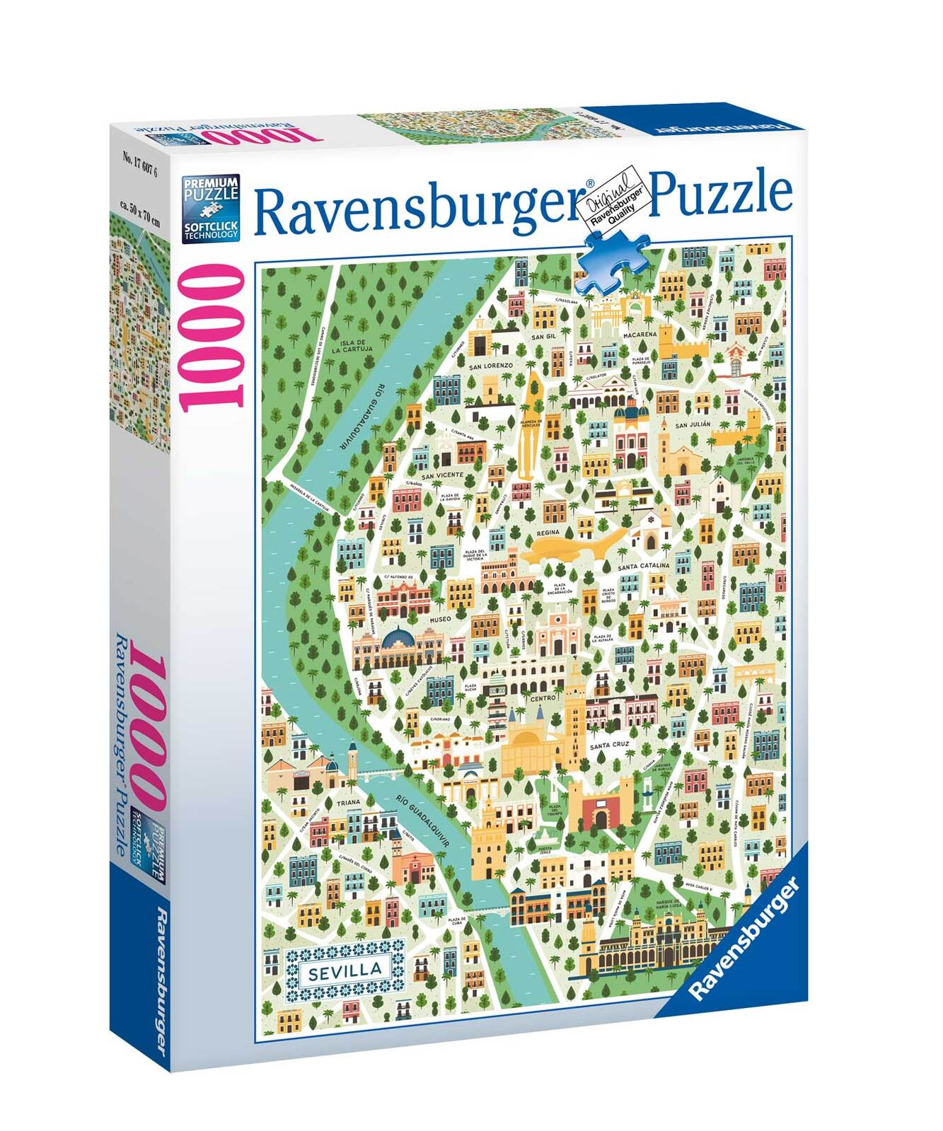 Ravensburger - Map Of Seville Puzzle 1000 Pieces – Good Games