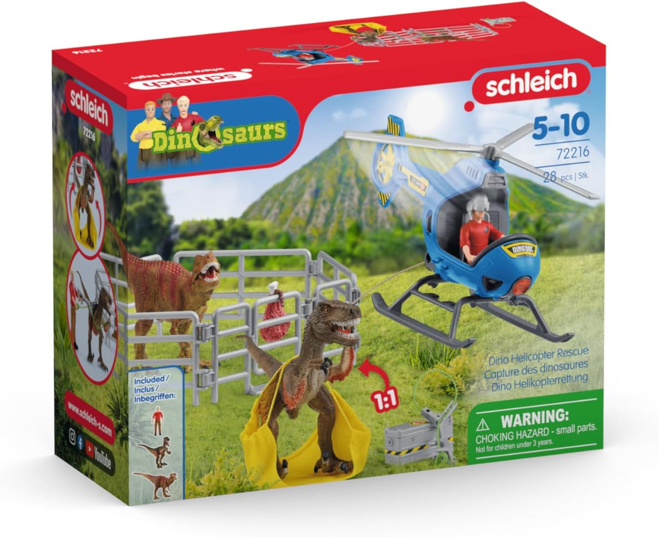 Schleich - Dino Helicopter Rescue – Good Games
