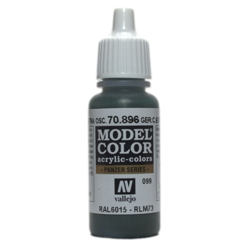 Vallejo Model Colour - Ger Cam Extra Dark Green 17ml Acrylic Paint (AV ...