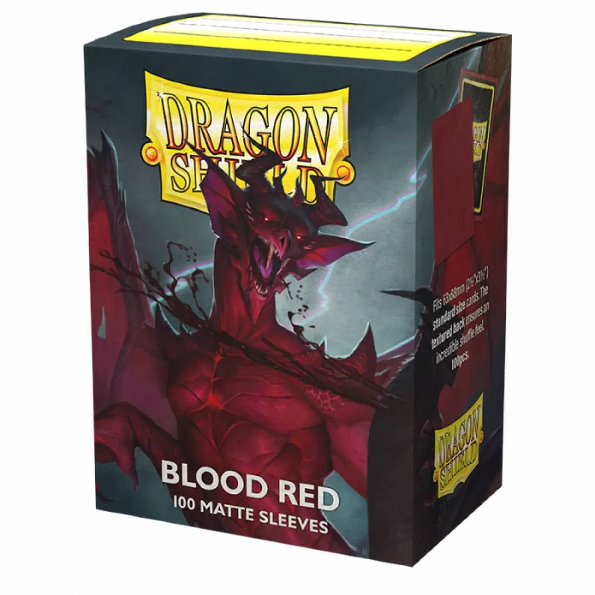 Dragon Shield - Blood Red Matte Sleeves (100) – Good Games