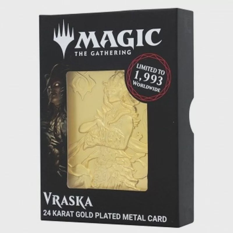 Magic: The Gathering Vraska 24 Karat Gold Plated Card – Good Games
