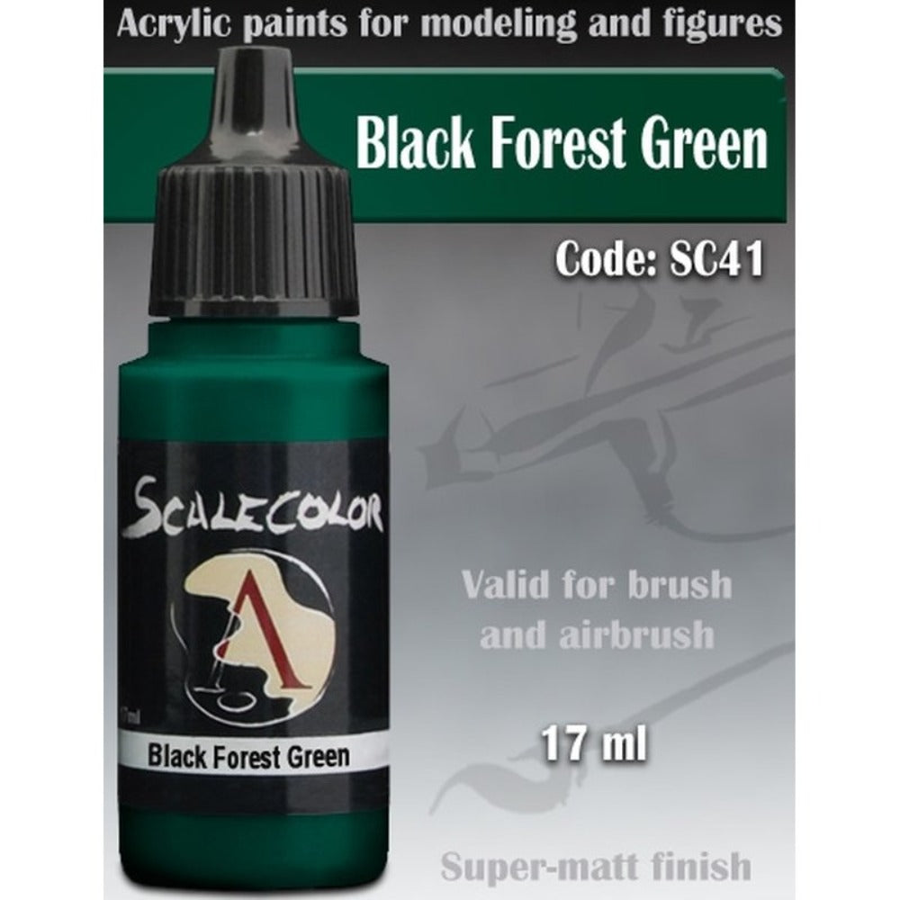 Scale 75 - Scalecolor Black Forest Green (17 ml) SC-41 Acrylic Paint ...